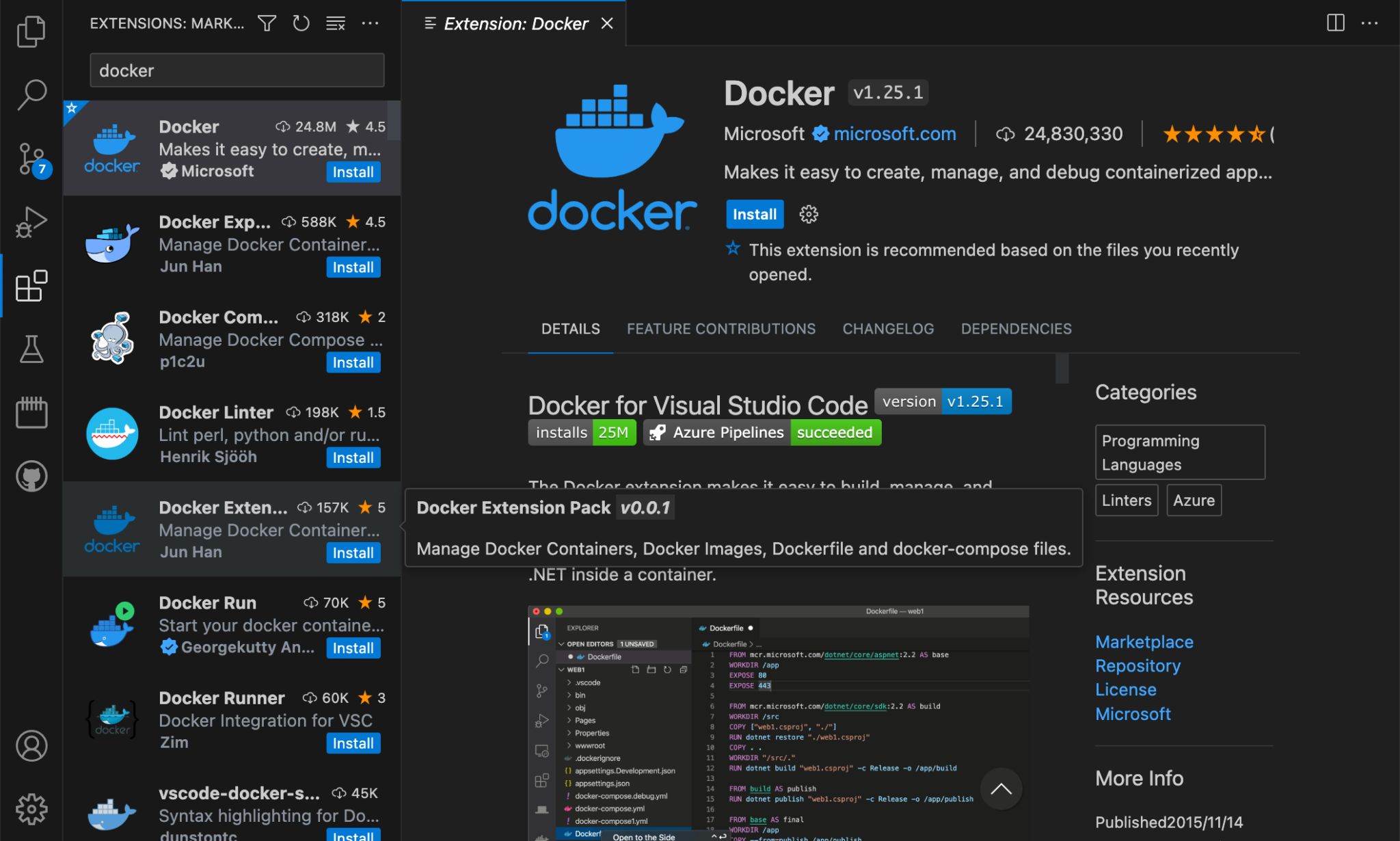 Visual Studio CodeでのDocker拡張機能の使い方 – COMMAND LAB -TECH