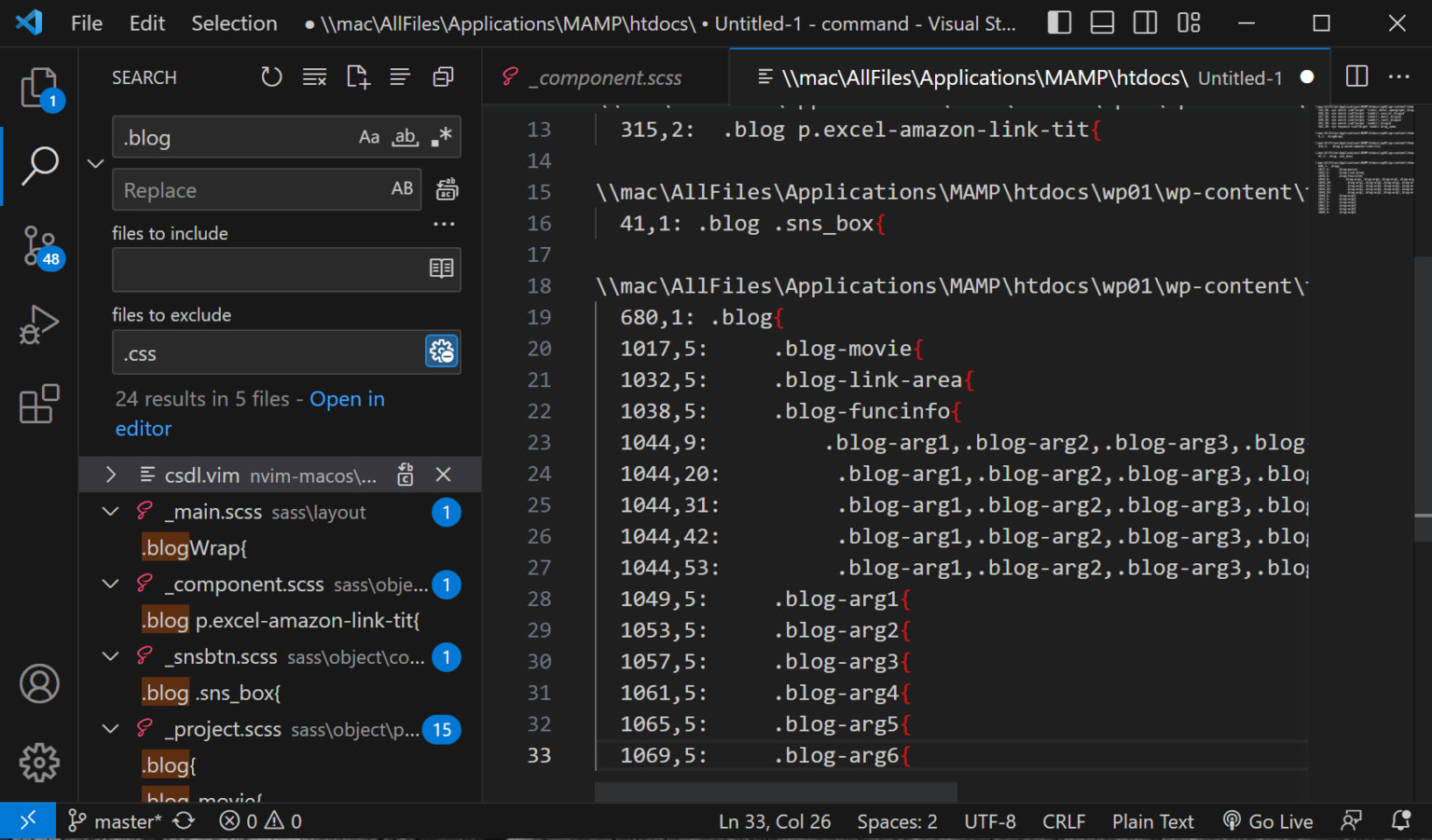 簡単！VS Codeでgrep検索（ファイルをまたいだ検索）する方法 – COMMAND LAB -TECH