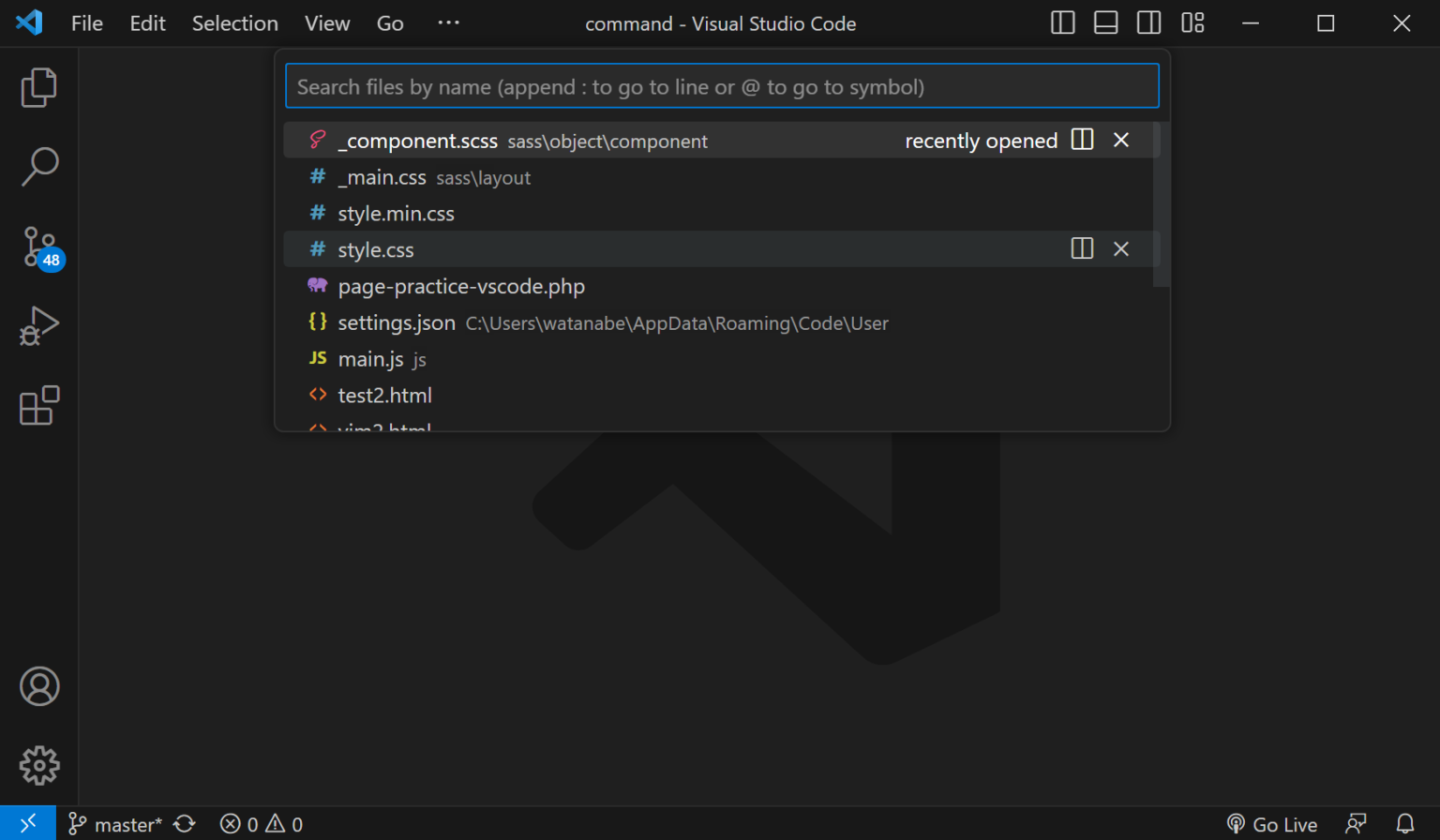 簡単！VS Codeでファイル名を検索する方法 – COMMAND LAB -TECH