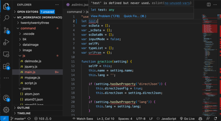VS CodeでESLintのプラグインを導入する手順をわかりやすく解説 – COMMAND LAB -TECH
