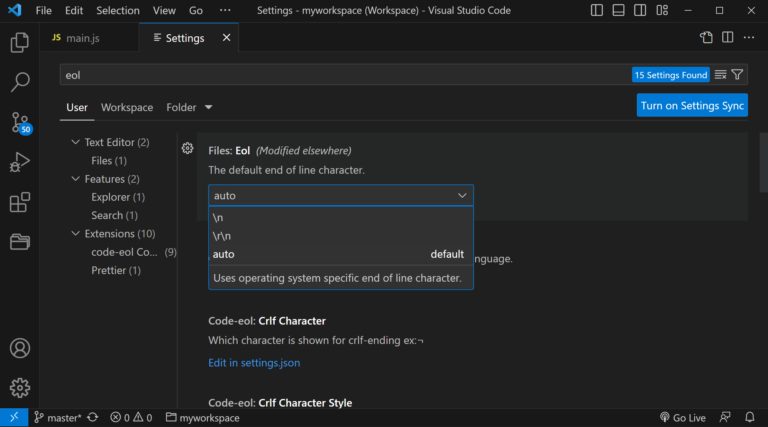 Vs Codeで改行コードを変更する方法まとめ Command Lab Tech