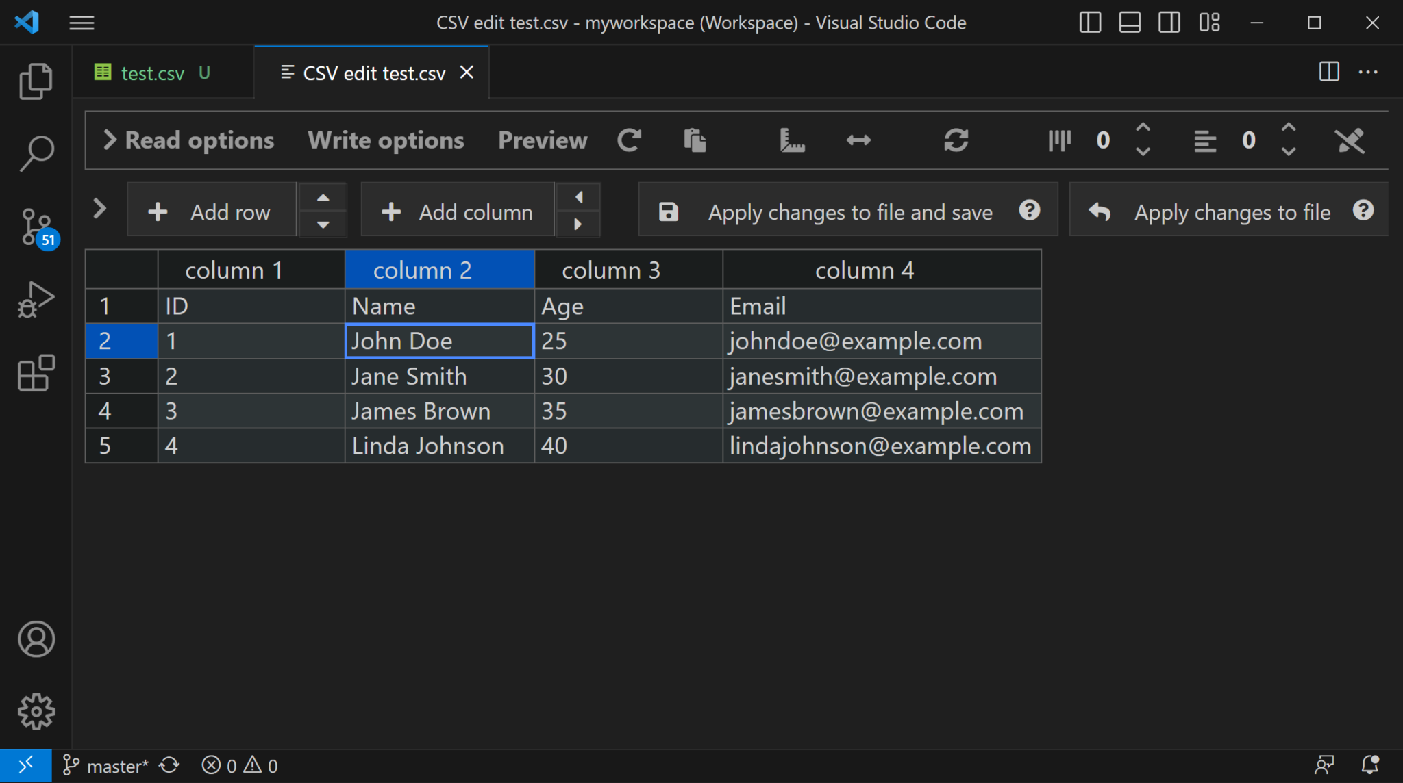 Visual Studio CodeでCSVを効率的に編集する方法 – COMMAND LAB -TECH